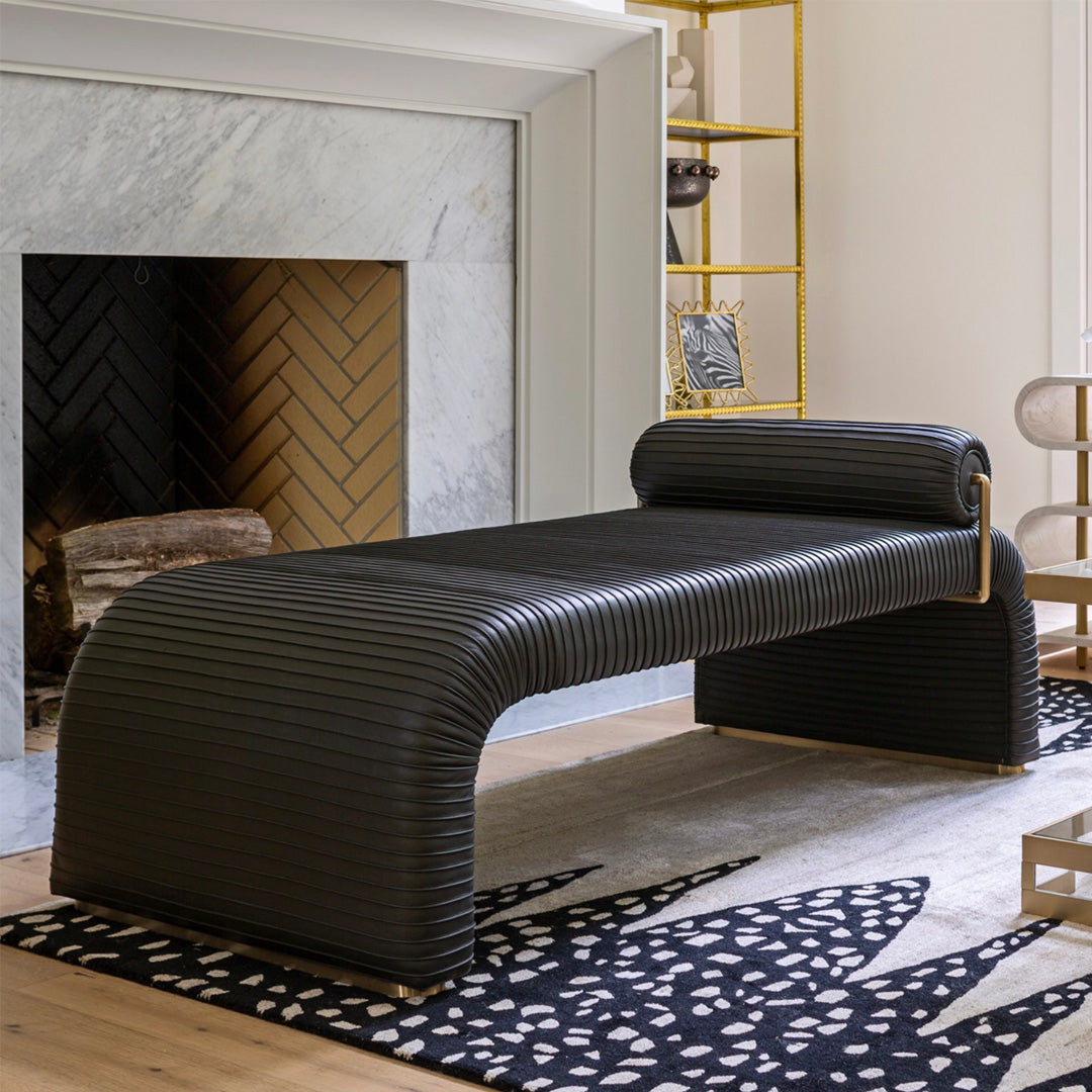 Cade Daybed - Graphite Leather – Elan Design Source